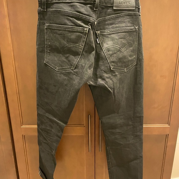 Levi's | Jeans | Made In Japan Levi Studio Taper Black Selvedge Mens ...